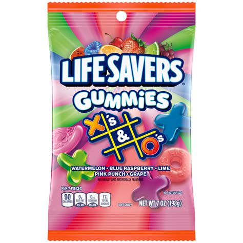 Life Savers Xs And Os Gummies Bag 7 Oz Life Savers