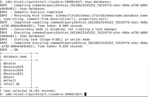 Connecting Hive With Beeline Big Data And Sql