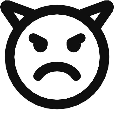 Emoji Devil Sad Vector SVG Icon SVG Repo