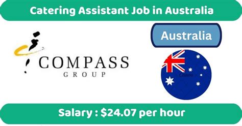 Catering Assistant Job In Australia