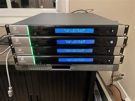 Ericsson 3 Channel Encoder Mpeg 4 SD HD IP In Out USED AI SAT