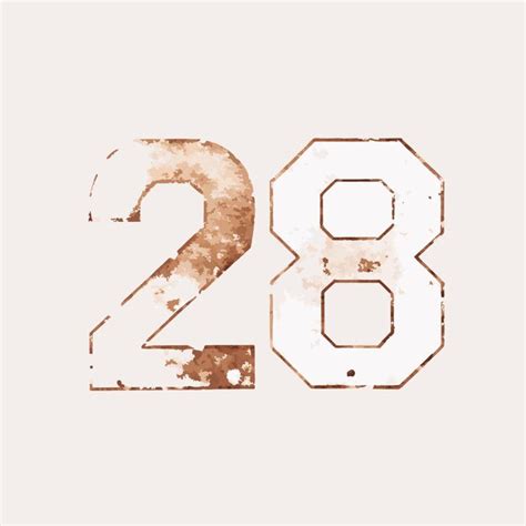 белый фон с цифрой 2 и цифрой 2 | Премиум AI-сгенерированный вектор