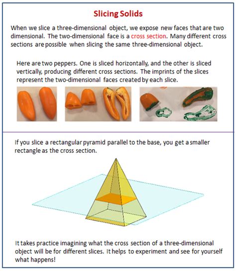 Free Cross Sections Of Solids Worksheet Download Free Cross Sections