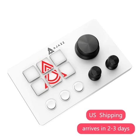 Ajazz Akp03 Desktop Assistant Console Panel Controller Stock Trading Live Tune Programmable