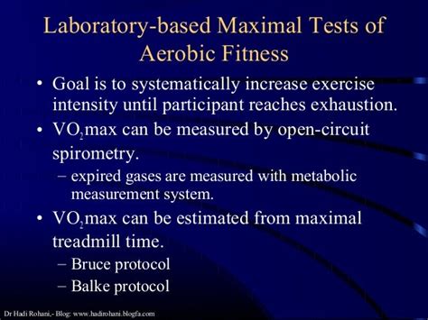 Aerobic And Anaerobic Tests