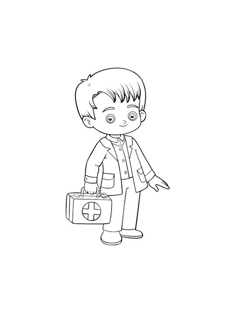 Раскраска Мальчик распечатать в формате А4