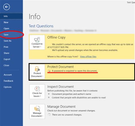 Password Protected Docx Documents Save As Dialog Appear Every Microsoft Community