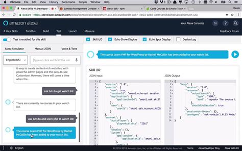 Create Your Own Alexa Skill End To End Testing