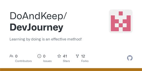 Github Doandkeepdevjourney Learning By Doing Is An Effective Method