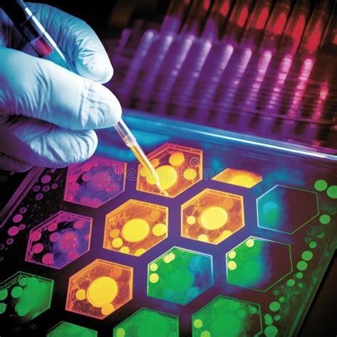 Cell Research Scientist Generative Ai Stock Illustration