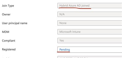 Hybrid Join Device State Pending For All Devices Razure