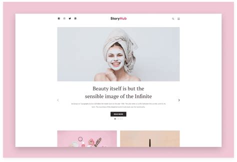 storyhub react gatsby blog template