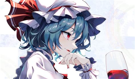 で 插画师山中梅的蕾米莉亚斯卡蕾特插画图片 BoBoPic