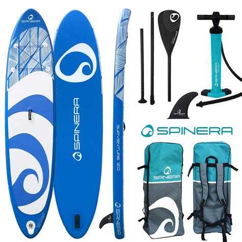 SUP Set Supventure 12 Blau/Weiß von Spinera