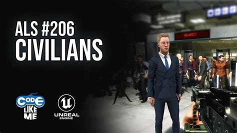 unreal engine 5 shooter npc civilian characters als 206 r unrealenginetutorials