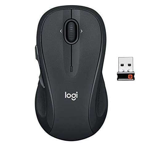Logitech Ergonomic M510 Full Size Wireless Mouse With Usb Receiver