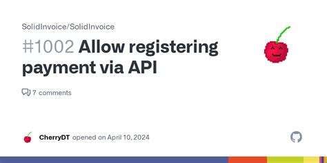 Allow Registering Payment Via Api · Issue 1002 · Solidinvoice