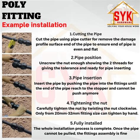 Syk Poly Fitting Poly Pipe Connector Hdpe Poly Fitting Smart Coupler