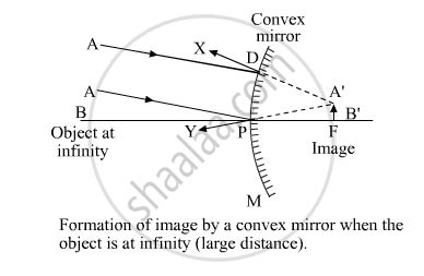 Draw A Labelled Ray Diagram To Show The Formation Of Image Of An Object By A Convex Mirror Mark