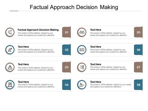 Factual Approach Decision Making Ppt Powerpoint Presentation Icon Maker Cpb Powerpoint Slides
