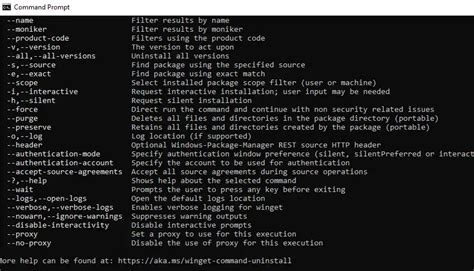 how to uninstall software via cmd geeksforgeeks