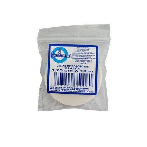 Lomac Cinta Microporosa 1 25cm X 10m Bca Farmacias Gi Mejoramos Tu Salud Elevando Tu