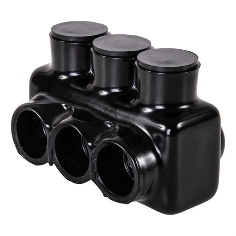 Polaris Black 3 Ports Pre Insulated Connector 819pk2 Ipl500 3 Grainger