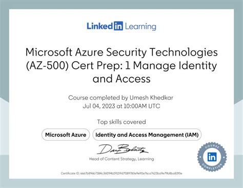 umesh khedkar on linkedin certificate of completion