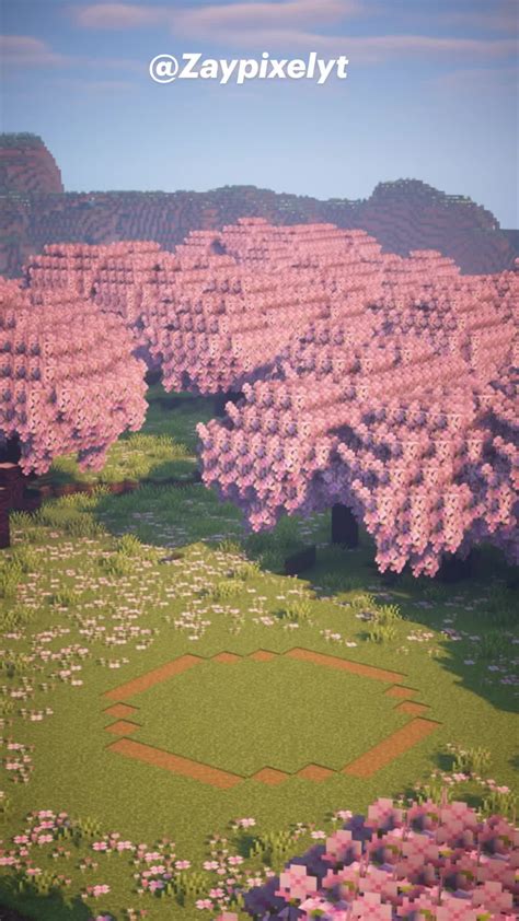 Minecraft Building Ideas House Cherry Blossom