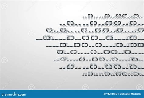 Abstract Illustration Vector Streaming Binary Code Background Stock