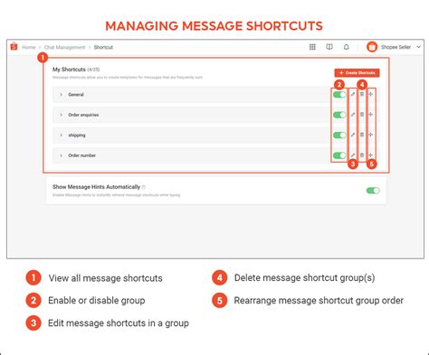 Setting Up Message Shortcuts SG Seller Education Shopee