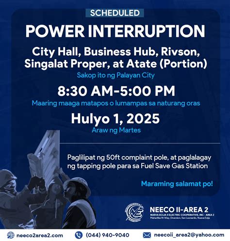 𝗛𝗨𝗟𝗬𝗢 𝟭 𝟮𝟬𝟮𝟱 𝗠𝗔𝗥𝗧𝗘𝗦 𝗦𝗖𝗛𝗘𝗗𝗨𝗟𝗘𝗗 Neeco Ii Area 2 Facebook