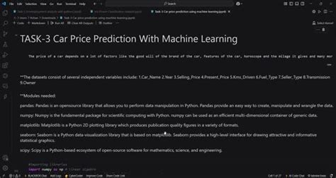 Datascience Machinelearning Python Carpriceprediction Regression Rohan Hatkar
