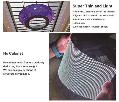 Best Modular LED Screen Flexible Soft Display Panels