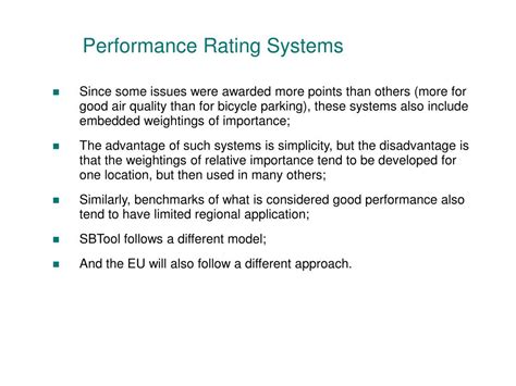 Ppt Performance Rating Systems Powerpoint Presentation Free Download Id 7076920