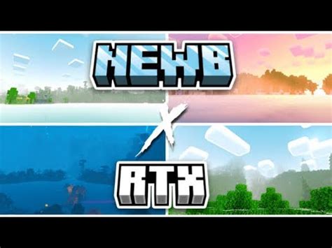 Shader Newb X RTX Para Minecraft Pe 1 21 2 Shader Mcpe Gama Baja YouTube