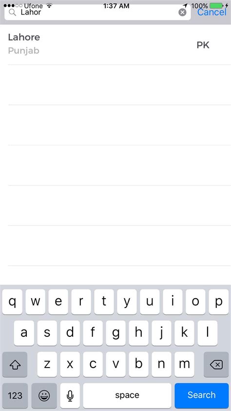 ios autocomplete search list issue in swift stack overflow