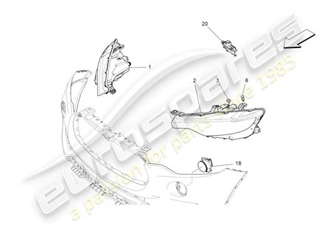 Levante Gt 2022 Headlight Clusters Parts Diagram 08302