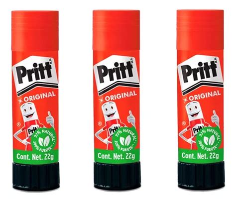 3 Resistol Pritt Lápiz Adhesivo 22 Grs Mercadolibre