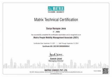 Matrix E Learning Portal