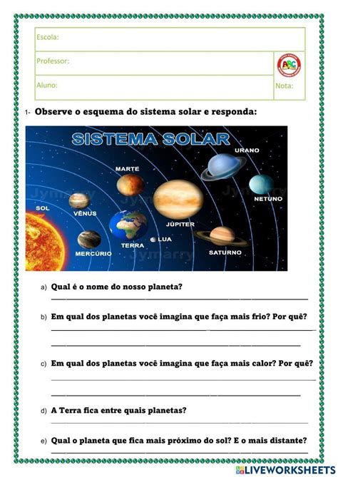 Atividade Sistema Solar🍱 Top Miner Blaze A Nova Sensação Kakamegagoke