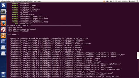 Bundler Error While Creating A New Ruby On Rails Project Using Command Rails New Myapp Stack