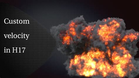 Custom Velocity In Houdini 17 Youtube