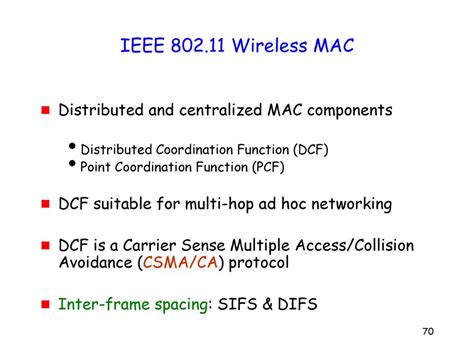 Distributed Medium Access Control In Wireless Networks Ppt Download