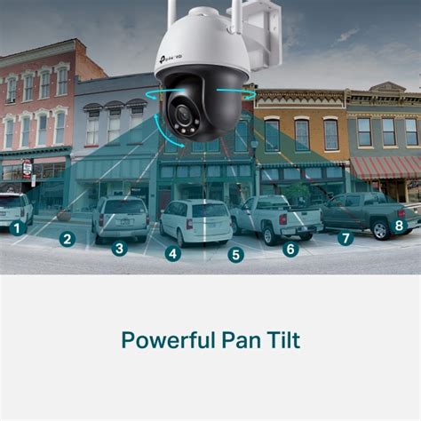 VIGI C540-W | VIGI 4MP Outdoor Full-Color Wi-Fi Pan Tilt Network Camera ...