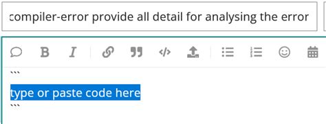 If You Get A Compiler Error Or An Upload Error Provide All Details For Analysing The Error