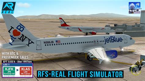 Rfs Real Flight Simulator New York To Las Vegasfull Flighta320