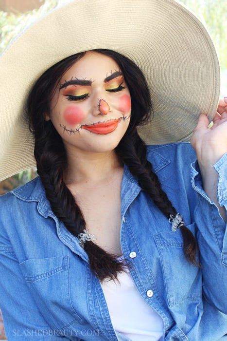 How To Do Cute Scarecrow Makeup Saubhaya Makeup
