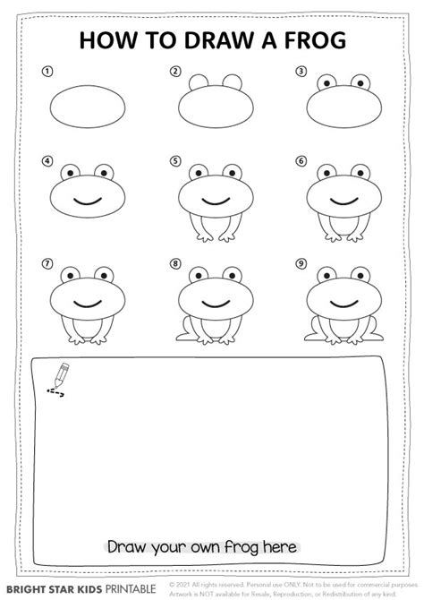 Learn How To Draw A Frog Easy Step By Step Frog Drawing