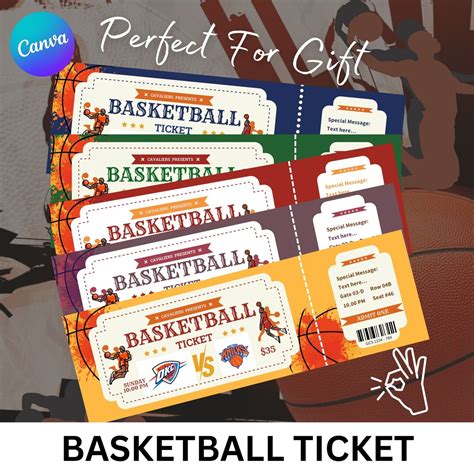 Custom Basketball Tickets Nba Tickets Basketball Game Ticket Sports